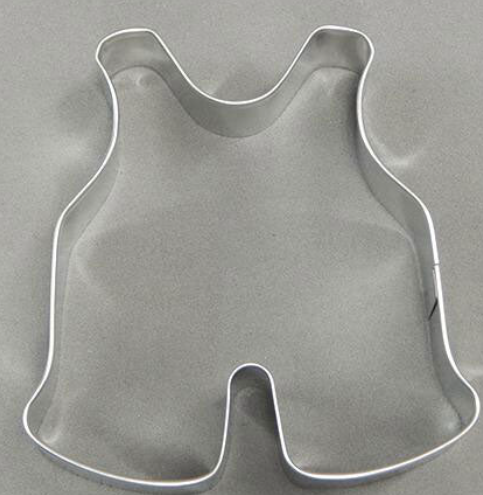 4" Baby Overall cookie cutter – Cakes Dreamer