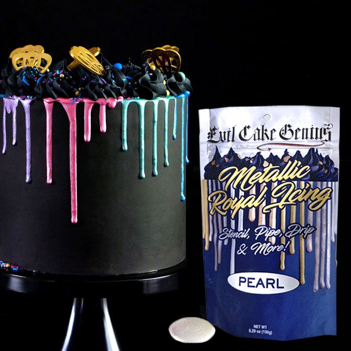 Evil Cake Genius Metallic Royal Icing Mix – Cakes Dreamer
