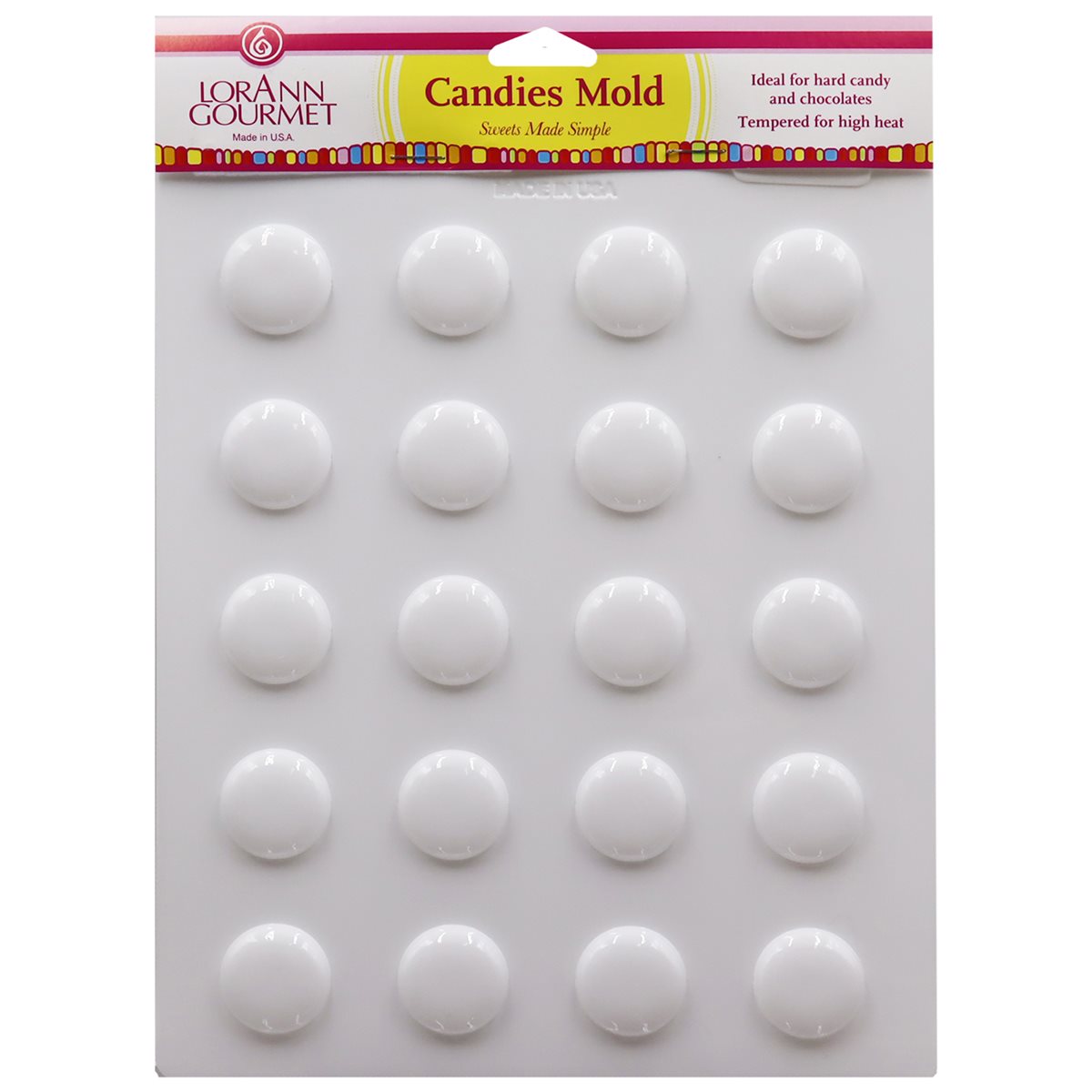 Candy Discs Pieces Sheet Mold – Cakes Dreamer