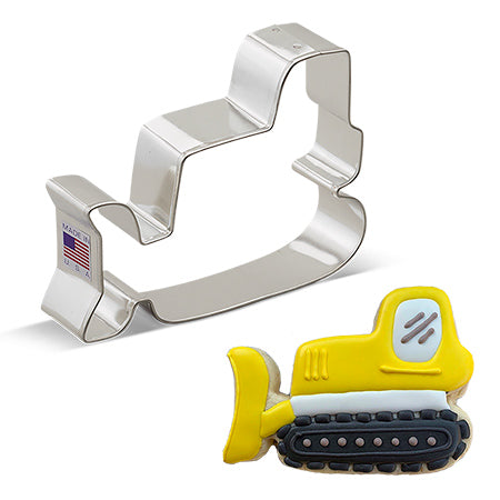 Bulldozer Cookie Cutter 4 1/4" – Cakes Dreamer